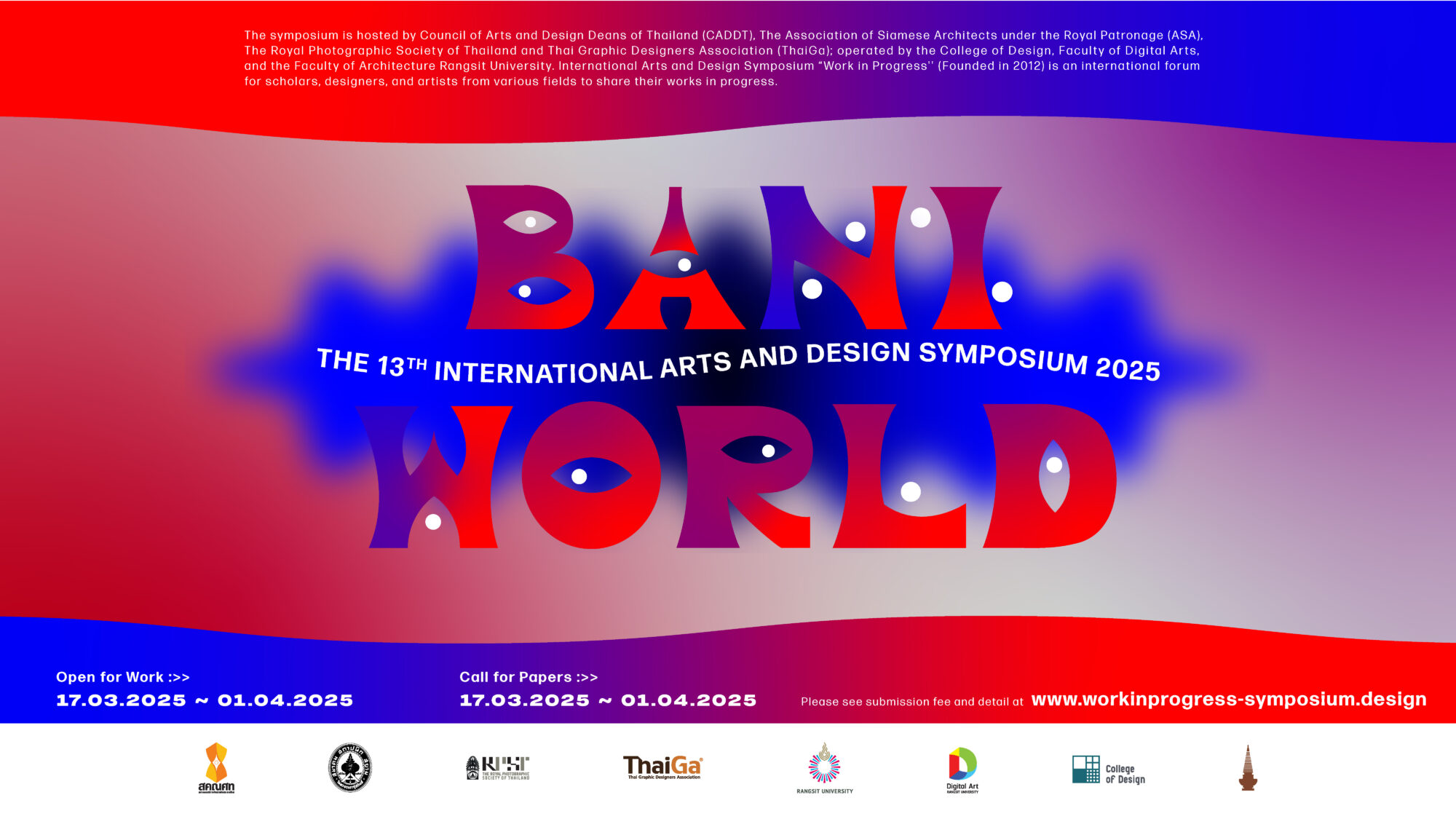 The 13th International Arts & Design Symposium; Work in progress ...